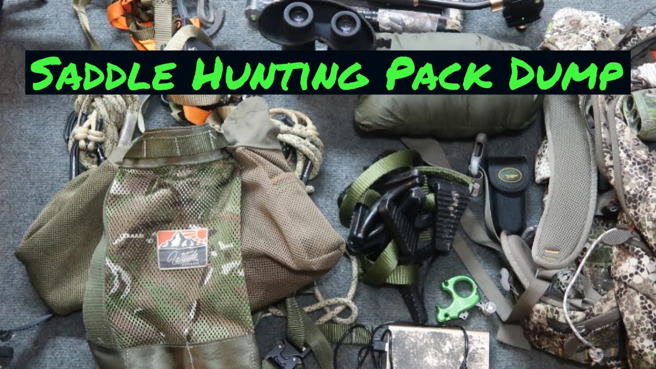 Saddle Hunting - Self Filming - Pack Dump - YouTube