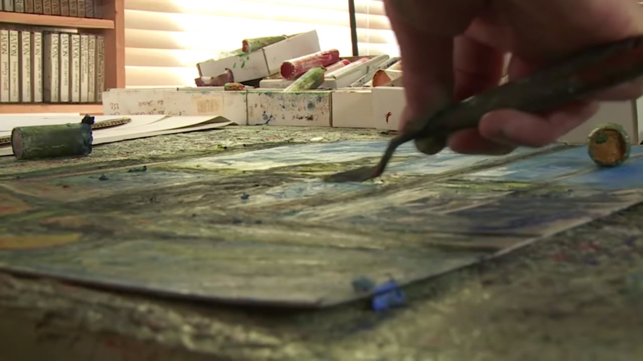 Sennelier Oil Sticks with Joe Pinelli - YouTube