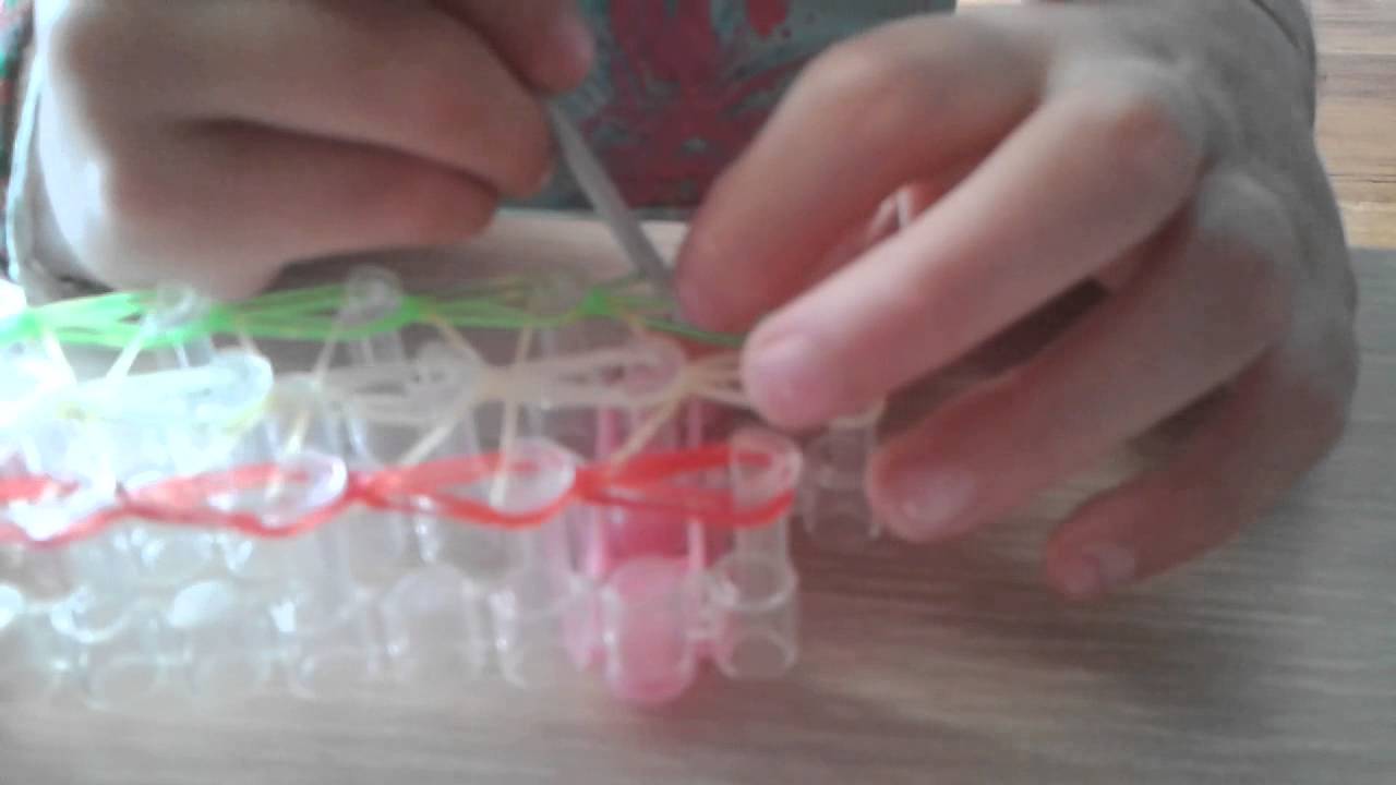 Loom bands tutorial - YouTube