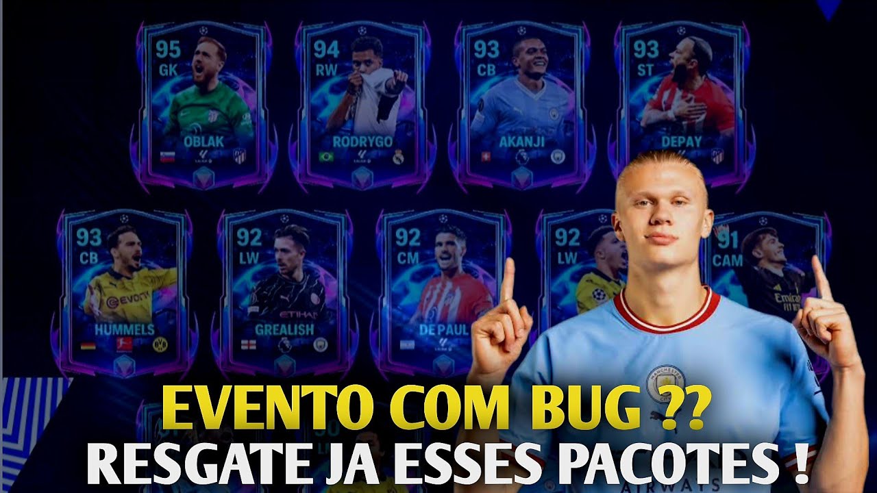 😱 MDS BUG NO EVENTO DA UCL ? MUITA CARTA GRÁTIS PRA TODOS , RESGATE JA ...