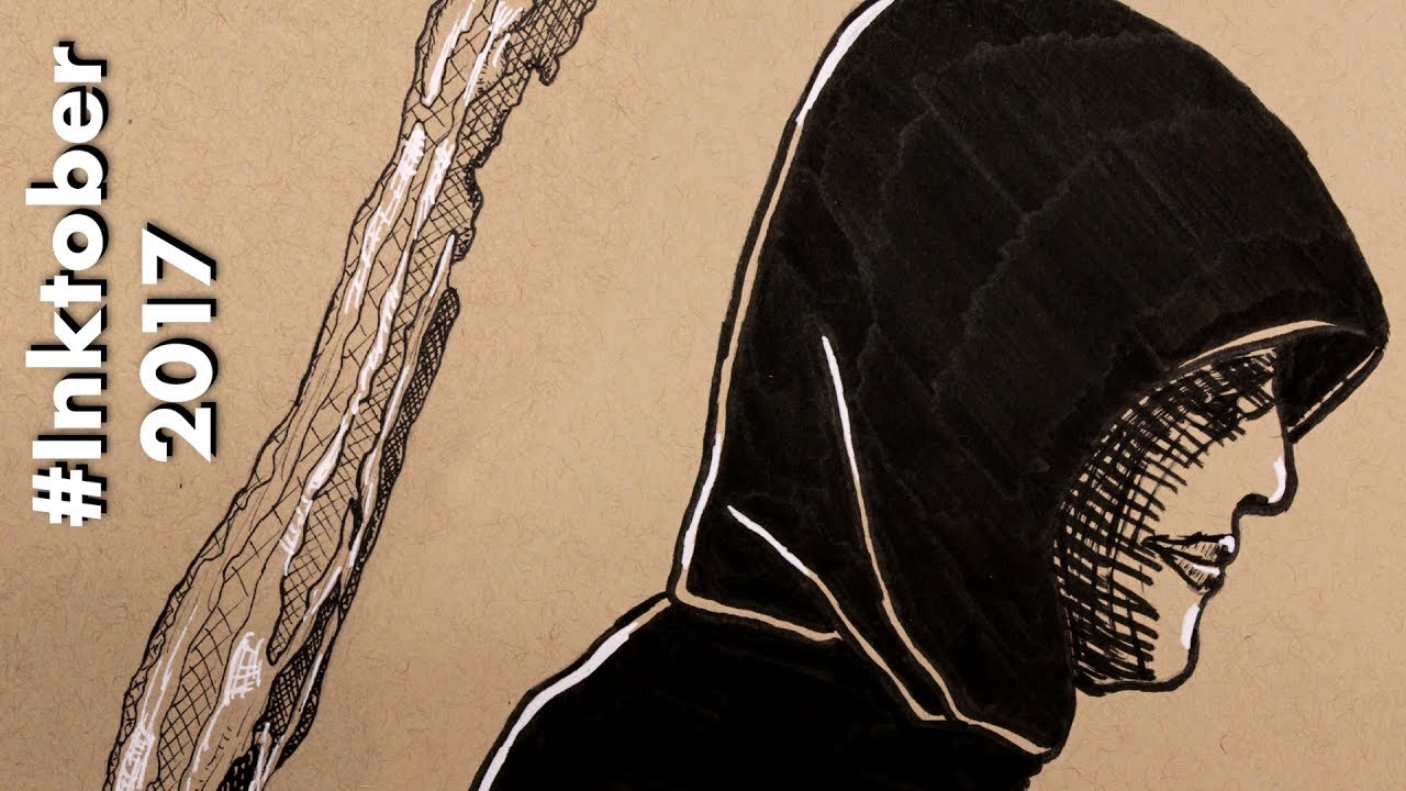Playing Inktober Catch-Up; #Inktober 15th and 16th, 2017; Mysterious ...