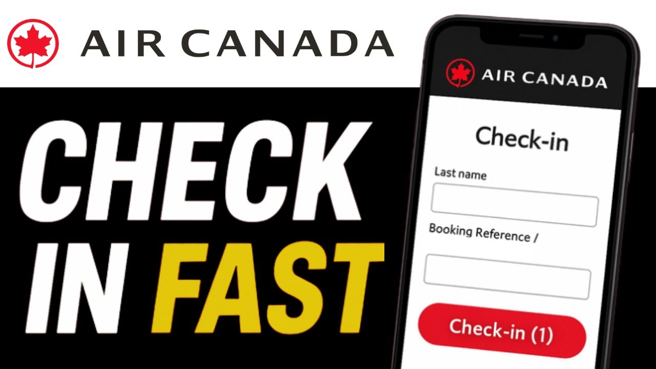 How To Check In On Air Canada App 2025 (EASILY!!!) - YouTube