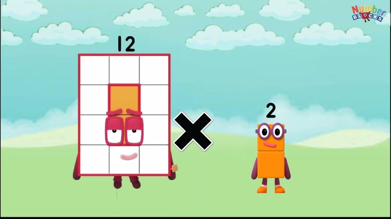 Meet Numberblocks Learn number 11 to 25 Multiplied by 2 | learn multiply | Numberblocks ...