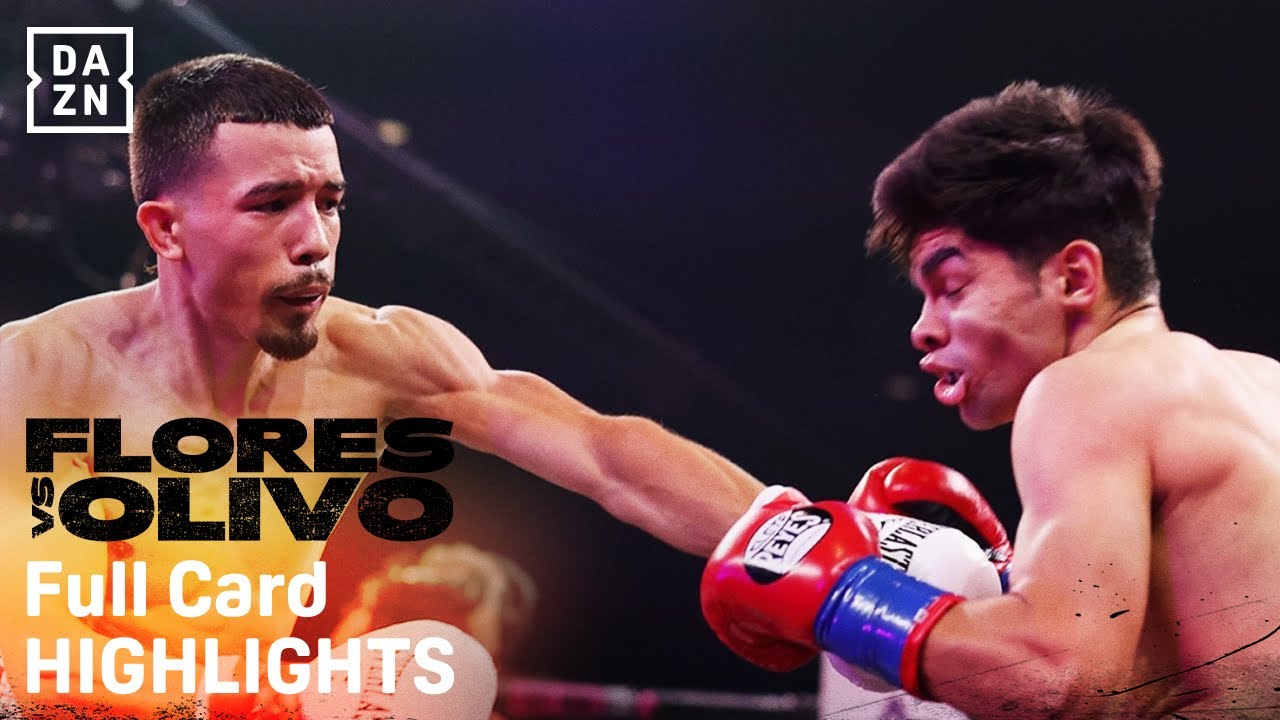 FULL CARD HIGHLIGHTS | MANUEL FLORES VS. VICTOR OLIVO - YouTube