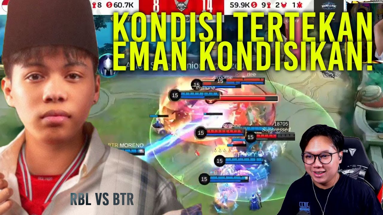 EMAN THE NEXT LEVEL MARKSMAN! BTR VS RBL MATCH 2 | MPL SEASON 13 - YouTube