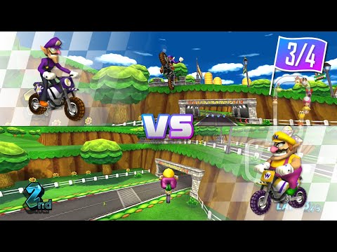 Waluigi vs Wario on all Courses (Standard Bike L) [Part 3/4] - Mario ...