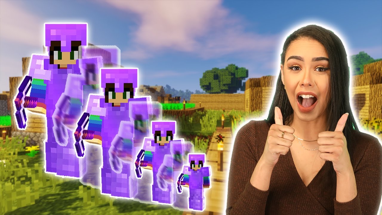 Minecraft But I Shrink Every Minute - Part 2 - YouTube