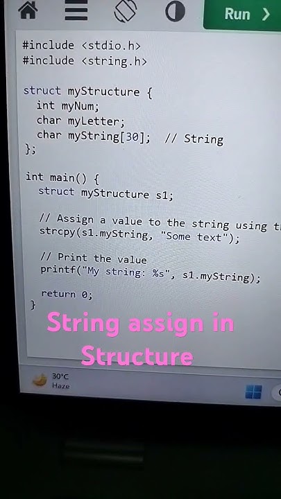 Using Strcpy In Structure Javaprogramming Coder Python Cprogramming Coding Youtube