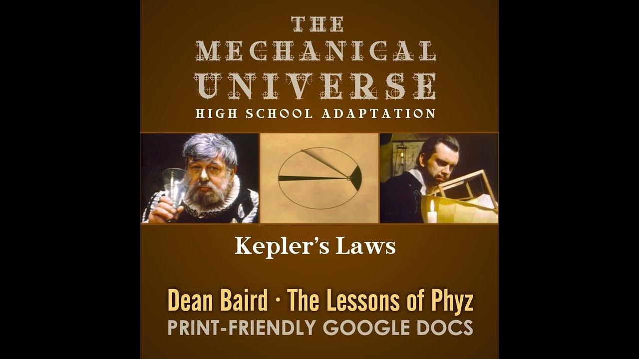 The Mechanical Universe High School Adaptation Covers - YouTube