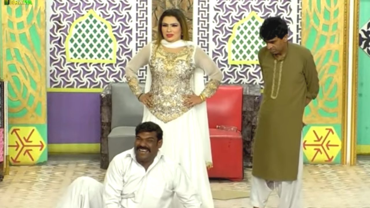 Faisal Munir and Kashish With Sikandar Bhutta Stage Drama Shahi ...