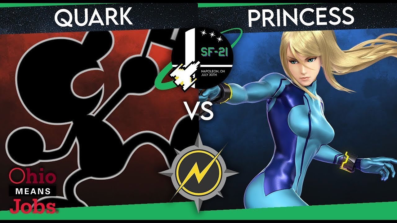 Starfight 21 - Quark (Game & Watch) vs Princess (Zero Suit Samus) - YouTube