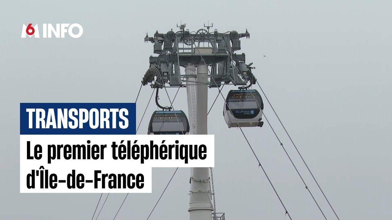Le premier téléphérique urbain d'Île-de-France accueille ses premiers ...