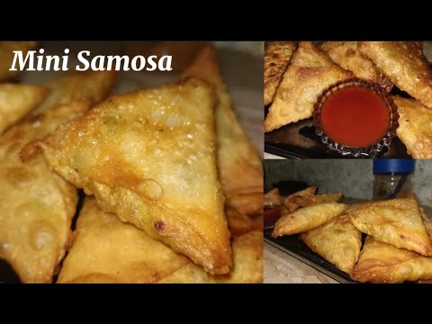 Karachi University Famous Mini Aloo Samosa | Crispy Aloo Samosa | Mini ...