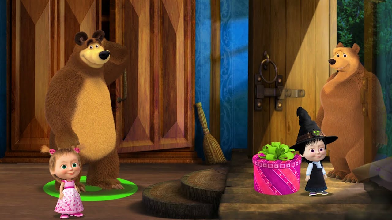 Masha and the bear - masha and friends play with toys - YouTube