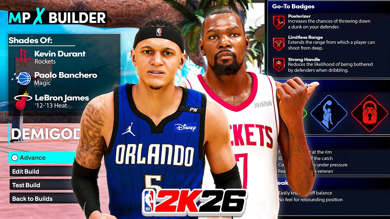 6' 10 + ISO Builds are AMAZING on NBA 2K26! Unreal ISO Builds with ZERO ...
