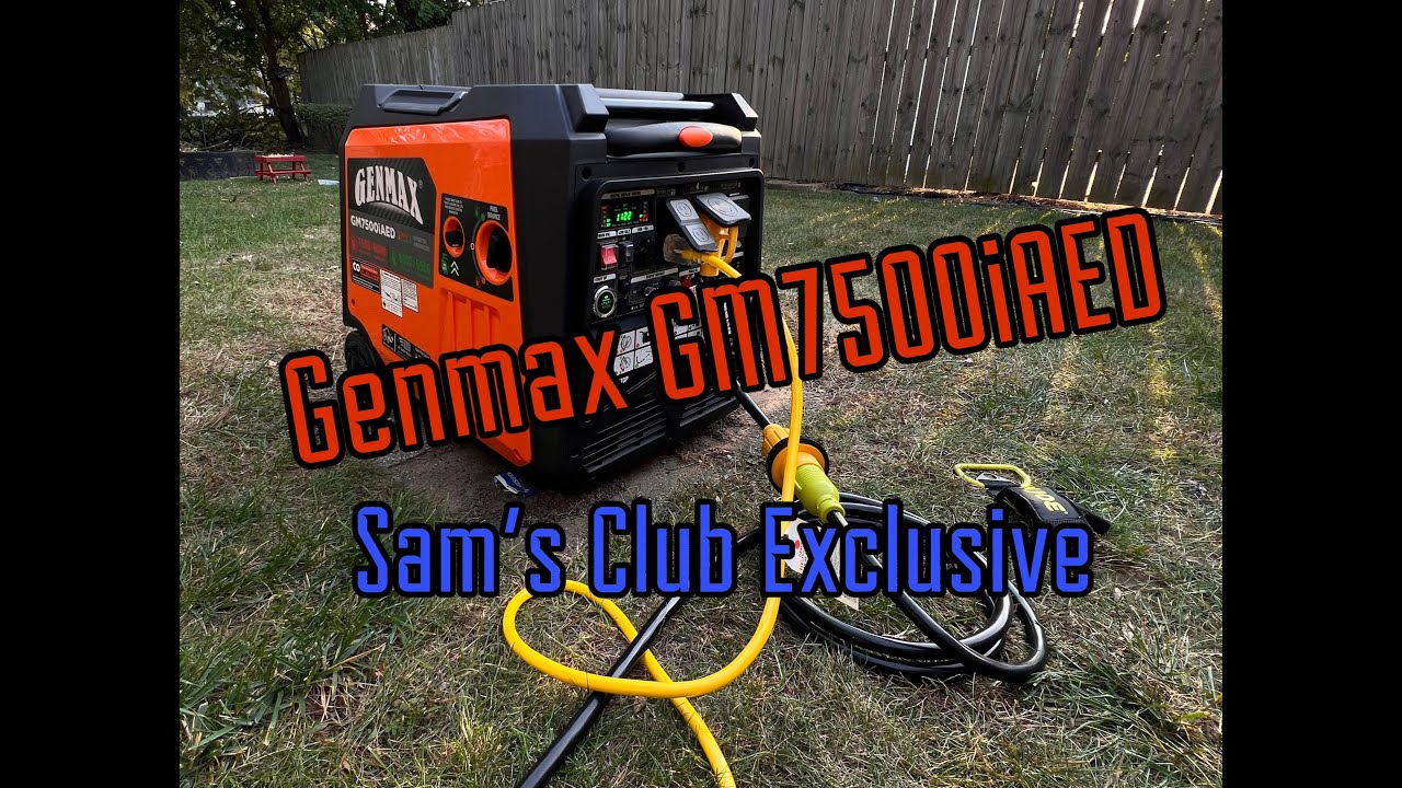 Genmax 7500 iAED - Duel Fuel / Inverter Generator - YouTube
