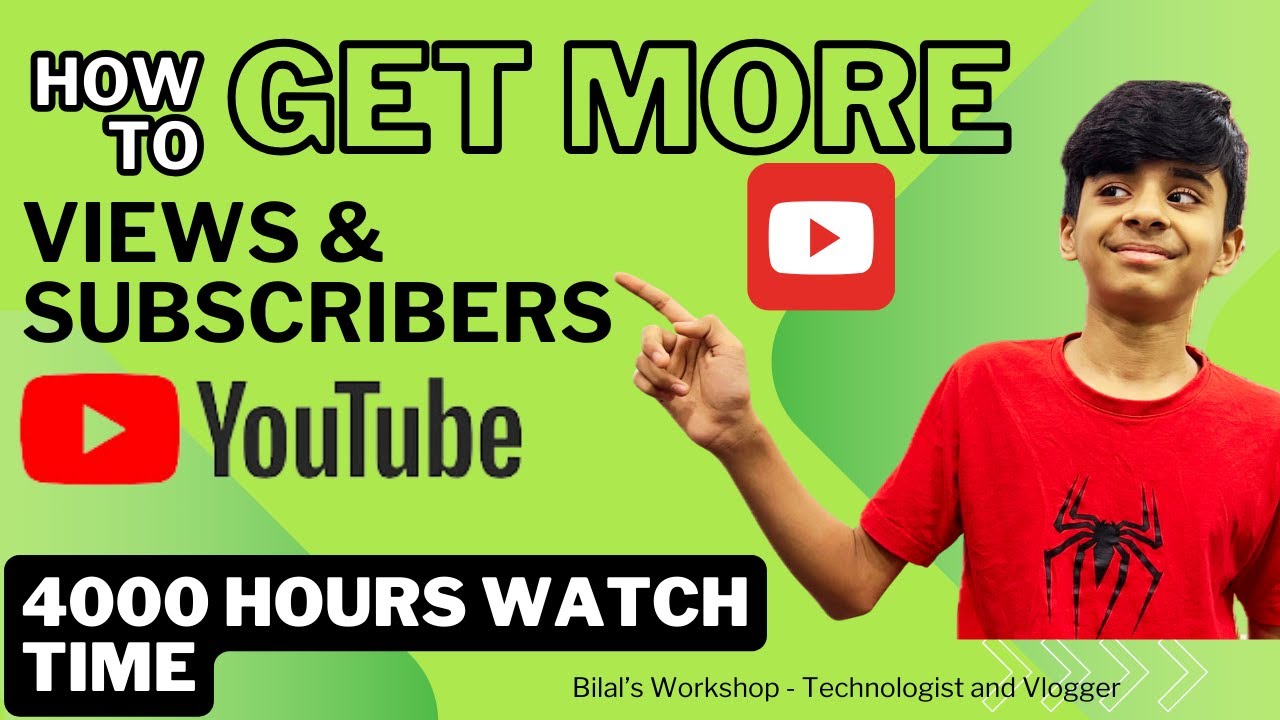 How to Promote Your YouTube Channel to Get Moe Views and Subscribers ...