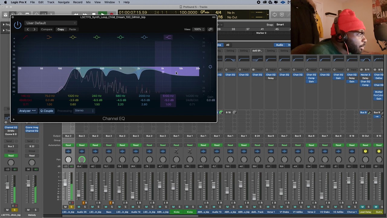 Breakdown of UK Rap beat "Profound" on Logic Pro X using Splice samples ...