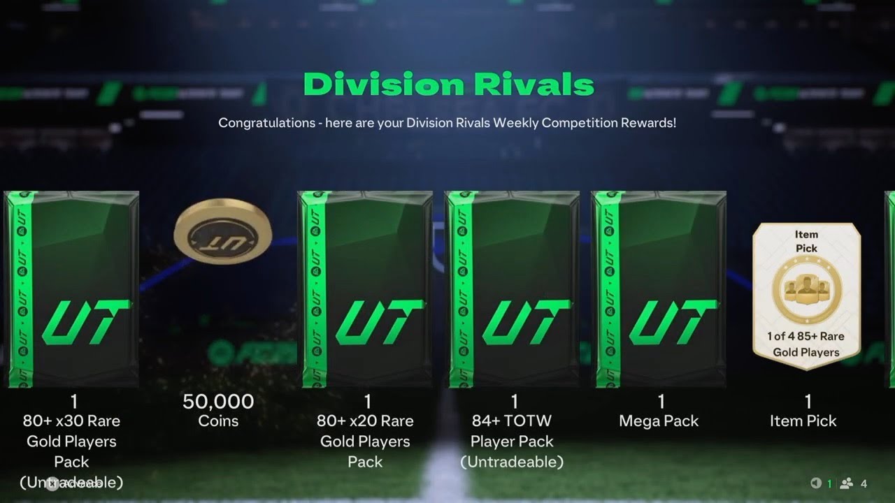 EA SPORTS FC 25 - Division 3 Division Rivals Rewards - YouTube