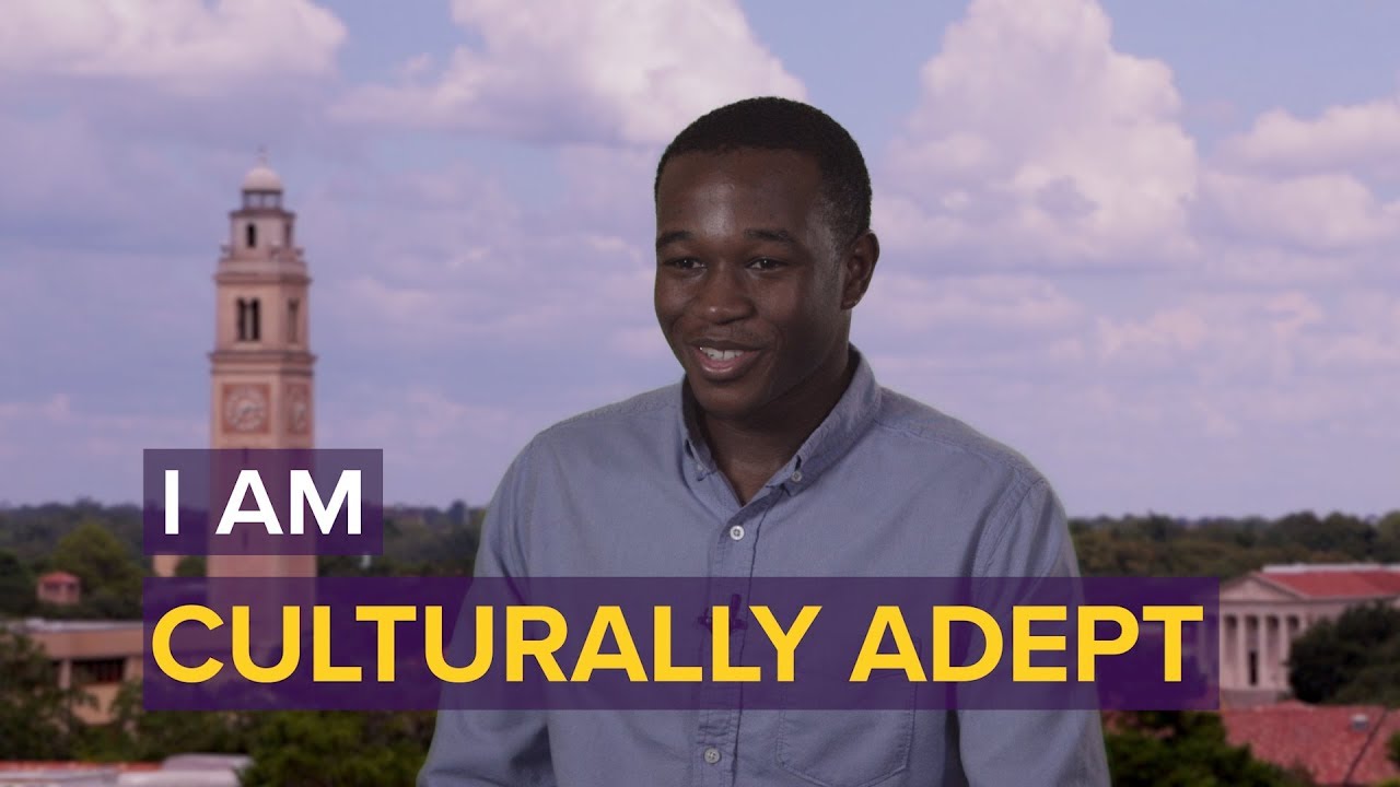 LSU: Daniel Triggs, "I Am Culturally Adept" - YouTube