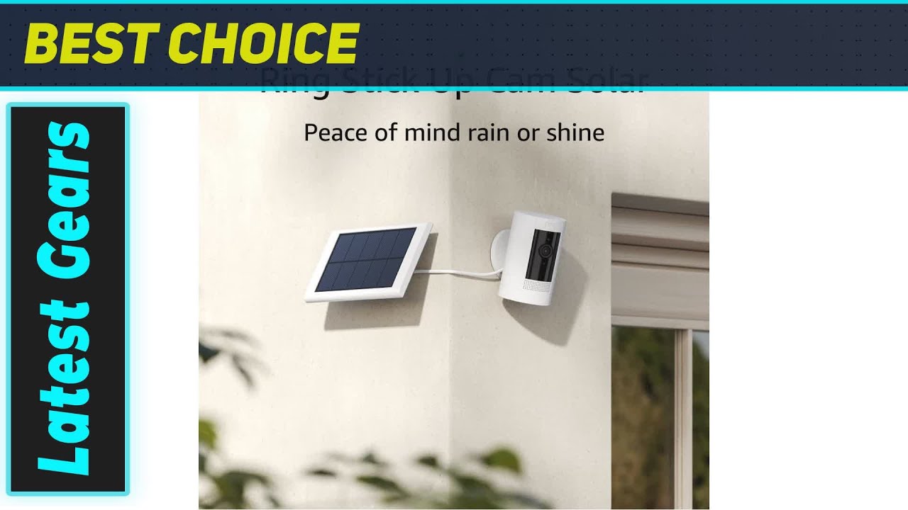 Ring Stick Up Cam Solar: Best Solar-Powered Security Camera? - YouTube