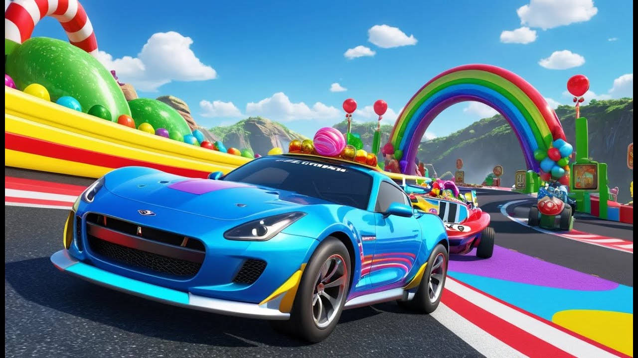 Racing Rex and the Hot Wheels Rally | Dino Racing Adventure Song for ...