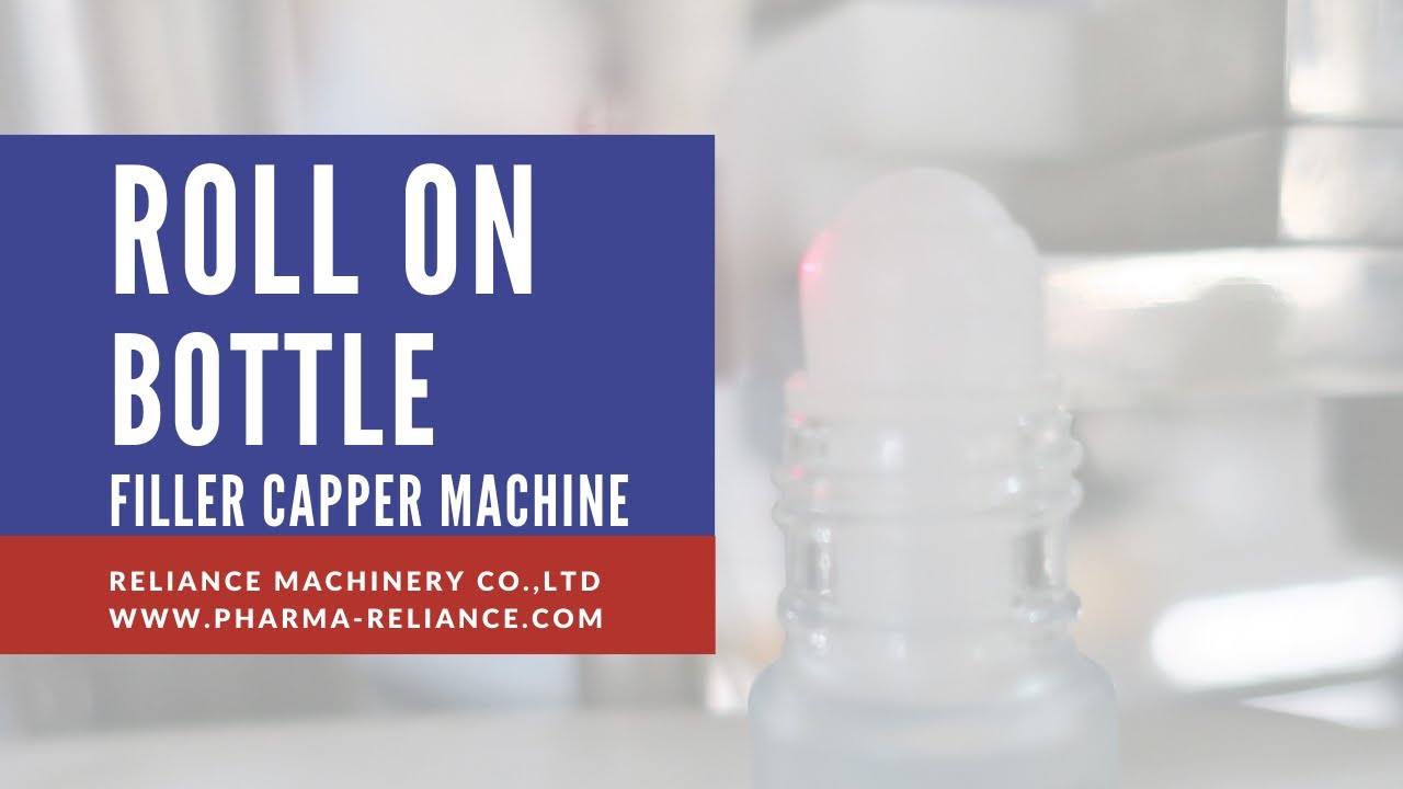 Automatic high speed roll on glass bottle filling machine for essential ...