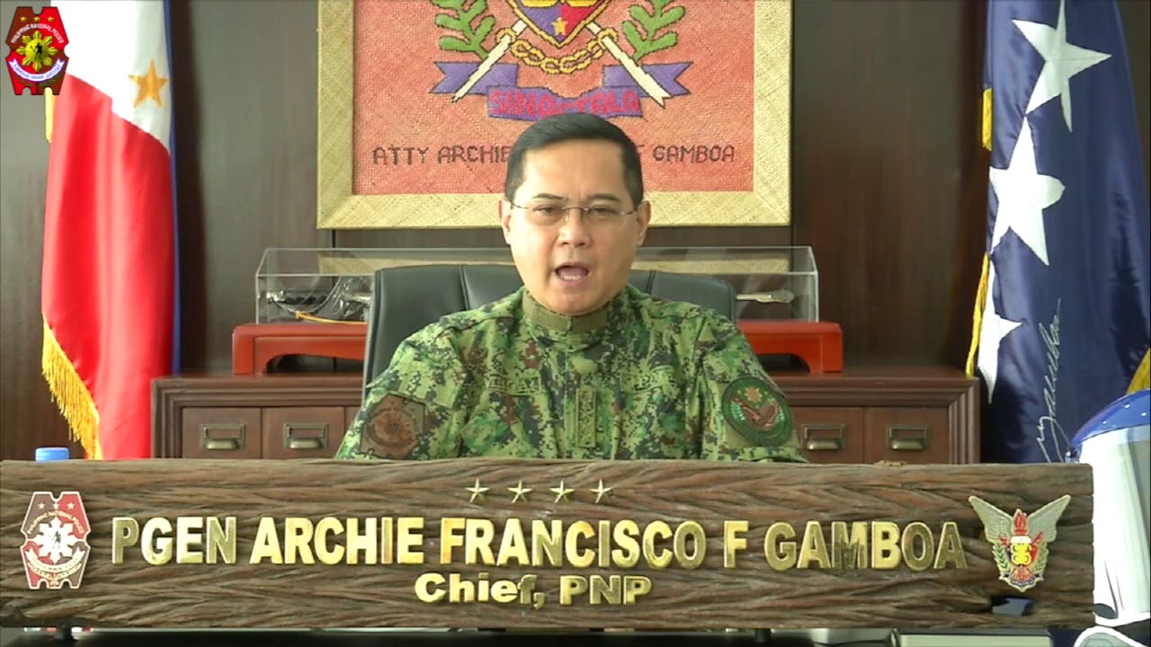 CPNP PGEN FRANCISCO ARCHIE GAMBOA MESSAGE (Apr. 14, 2020) - YouTube
