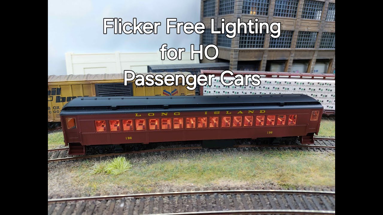 Flicker Free Lighting for HO Passenger Cars - YouTube