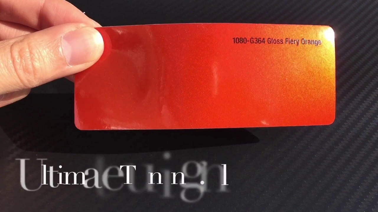 3M 1080 G364 Gloss Fiery Orange Metallic UltimateTuning.nl - YouTube