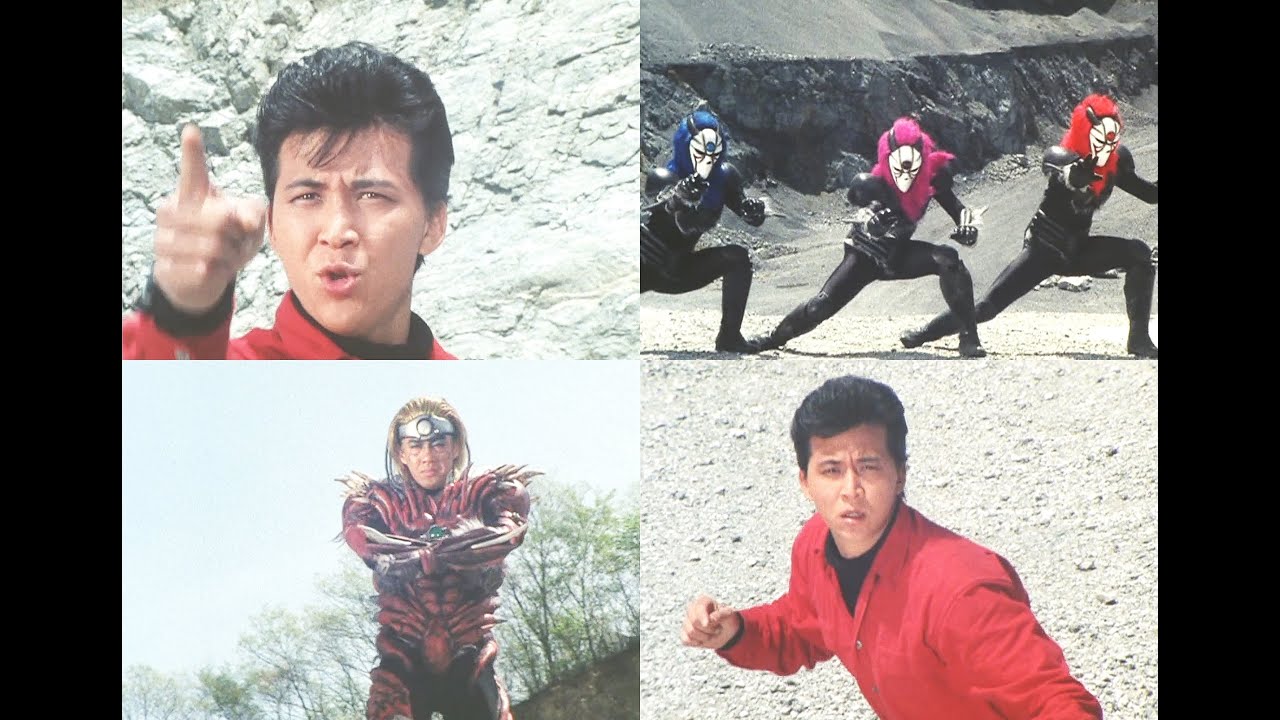 Choju Sentai Liveman - Red Falcon Yusuke Amamiya VS. Ashura's Cyber ...