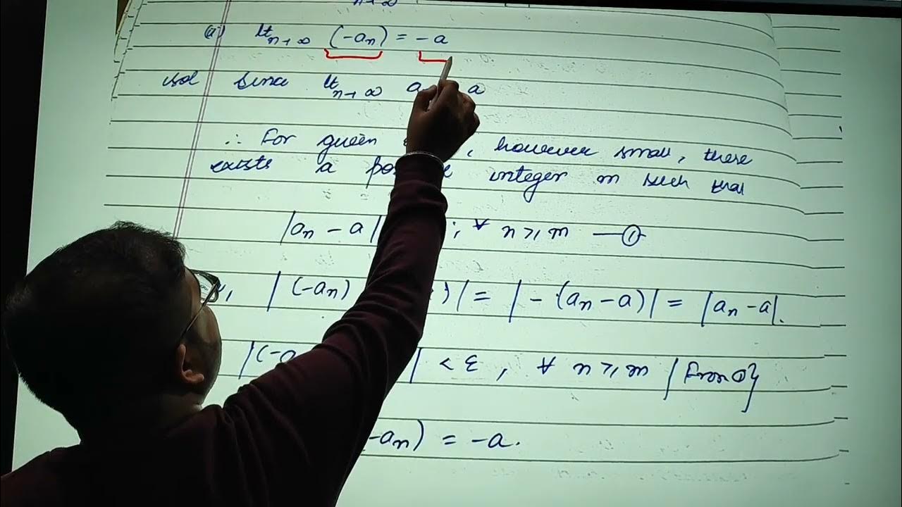 Algebra of limits properties in sequences || real analysis sem 3 jammu university cluster ...