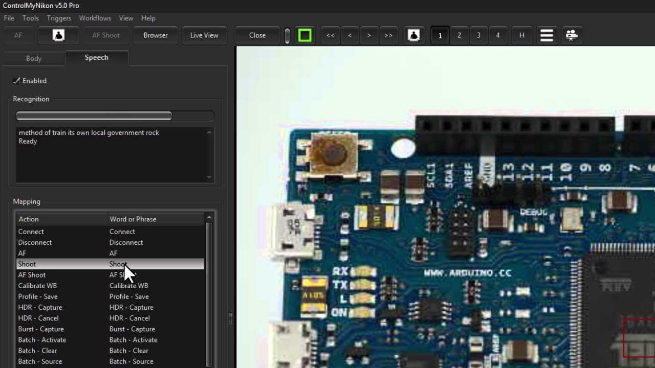 ControlMyNikon 5 - Capturing Images - YouTube