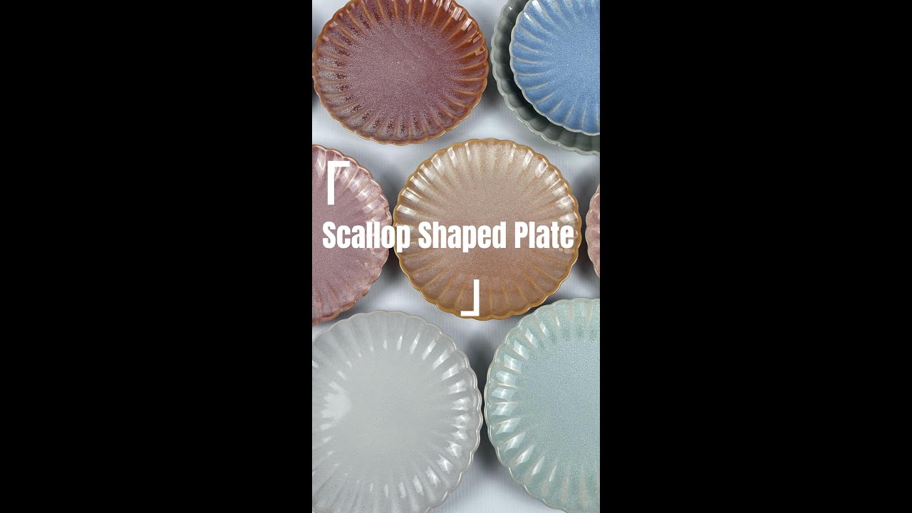 Scallop Shaped Plate - YouTube
