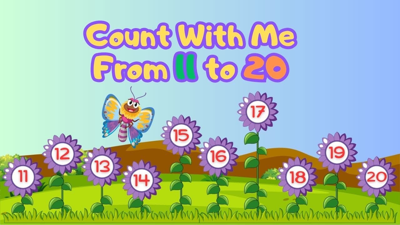 Count With Me From 11 To 20 | Fun Flashcards For Kids - YouTube