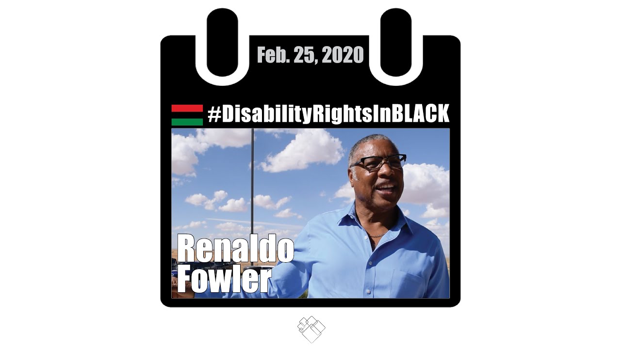 Renaldo Fowler: Disability Rights in Black 2020 - YouTube