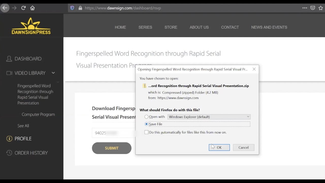 Window 10 User: Fingerspelled Word Recognition through Rapid Serial ...