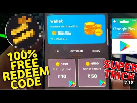 🔥🤠New app for free redeem code 💯 instant redeem code app free redeem ...