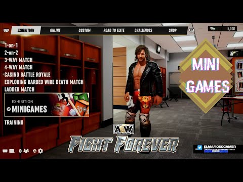AEW Fight Forever all Mini Games - YouTube