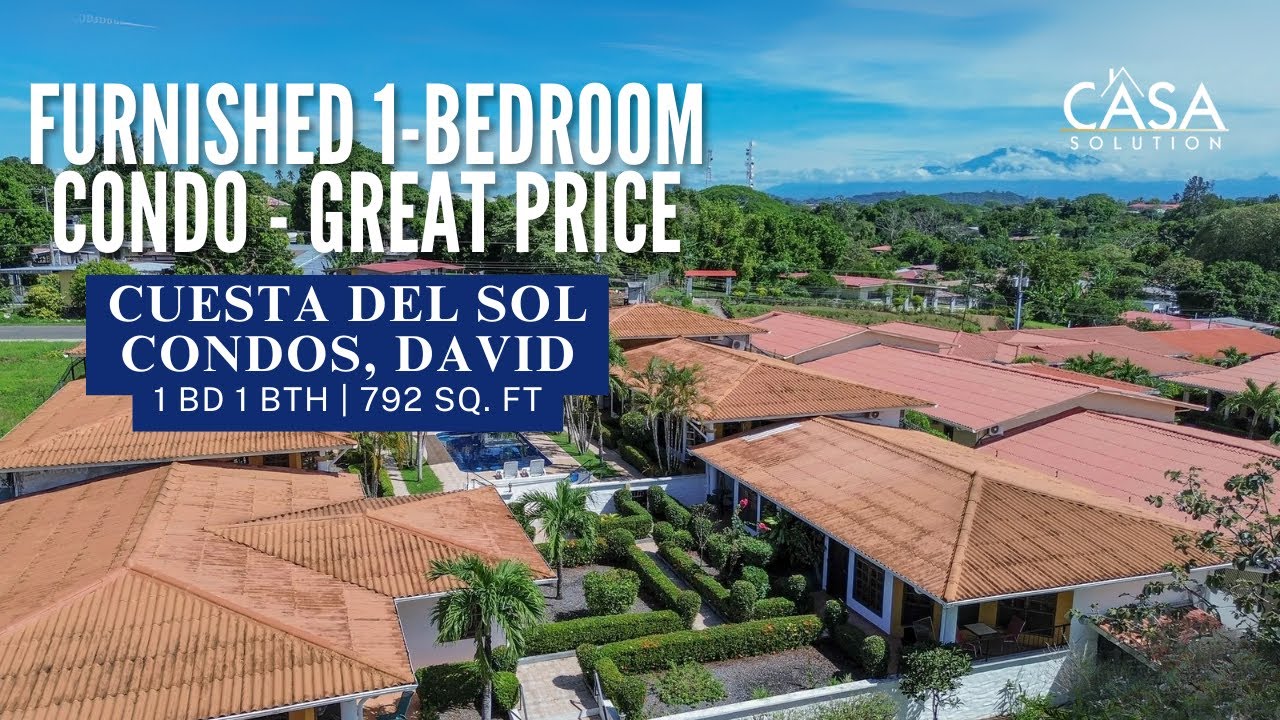 Furnished 1-Bedroom Condo in Cuesta del Sol, David, Chiriquí 🌴– $75,000 ...