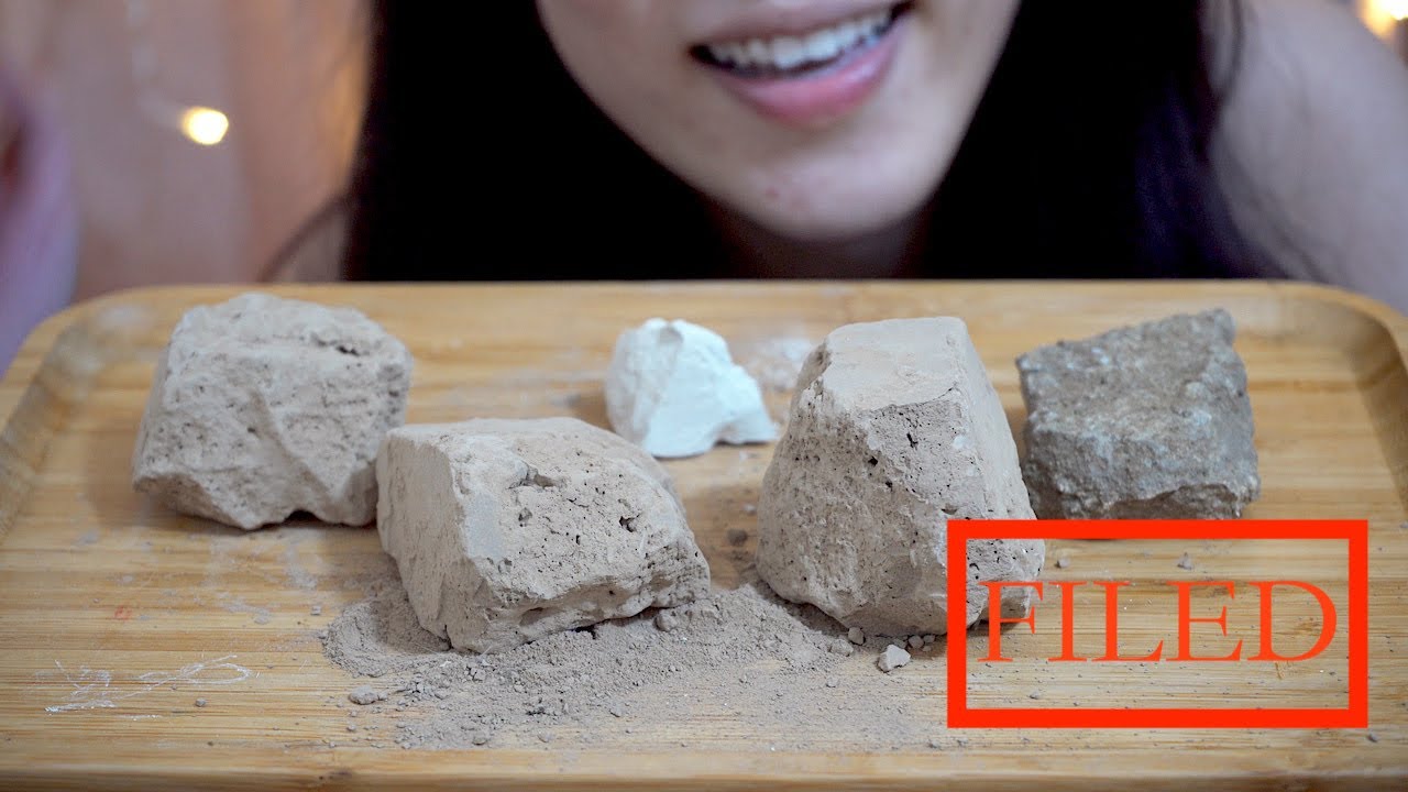 ASMR CLAY LOESS ROCK EATING SOUNDS GONE WRONG FAILD - YouTube