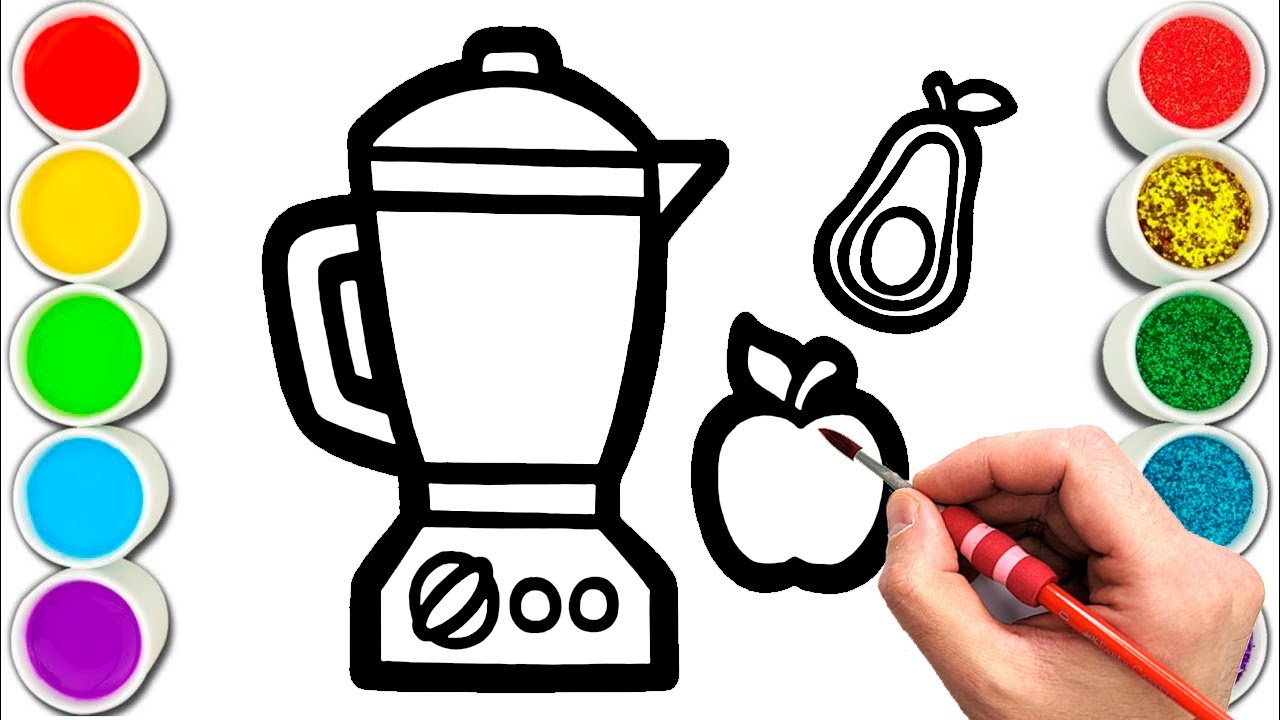 Mixer Grinde Drawing, Painting & Coloring For Kids and Toddlers_ Child ...