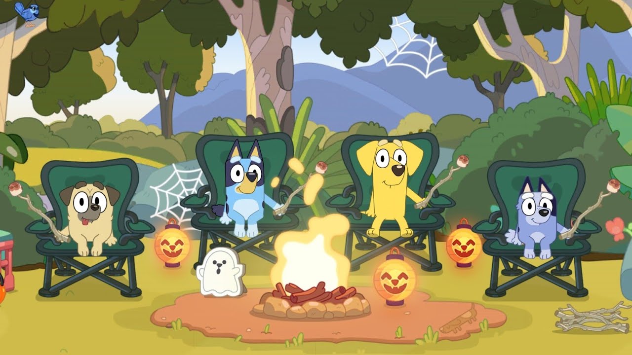 Bluey: Candy Party on Halloween Campfire 03 - YouTube