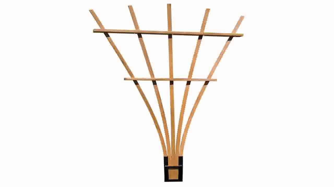 Bosmere L565 6 Feet by 4 Feet Expanding Bamboo Trellis for Vining ...