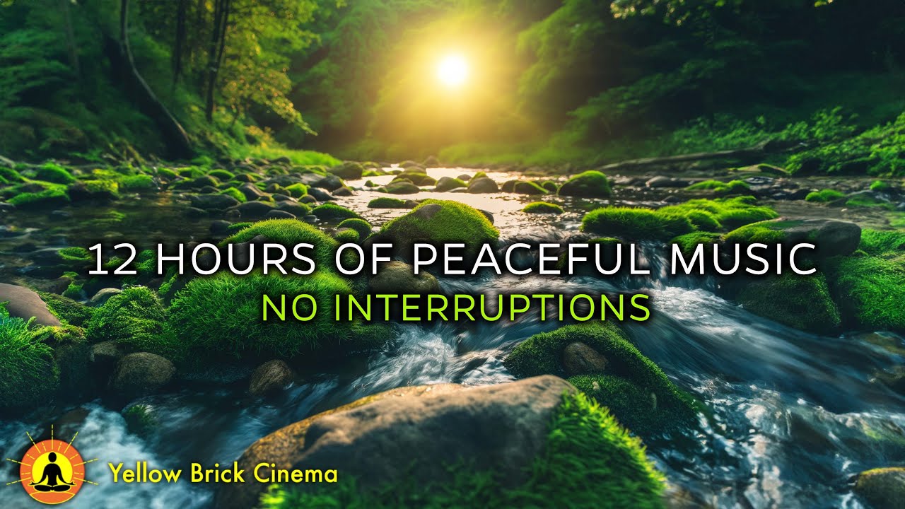 12 Hours Of Relaxing Sleep Music for Meditation, Stress Relief ...