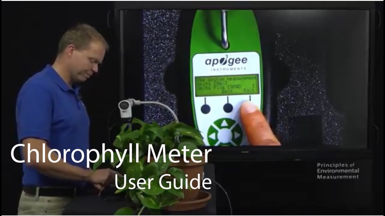 Chlorophyll Meter User Guide - YouTube