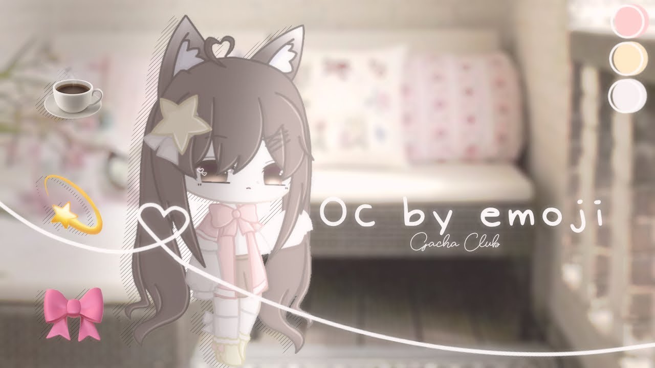 OC by Emoji || Gacha Club || offline codes in desc - YouTube