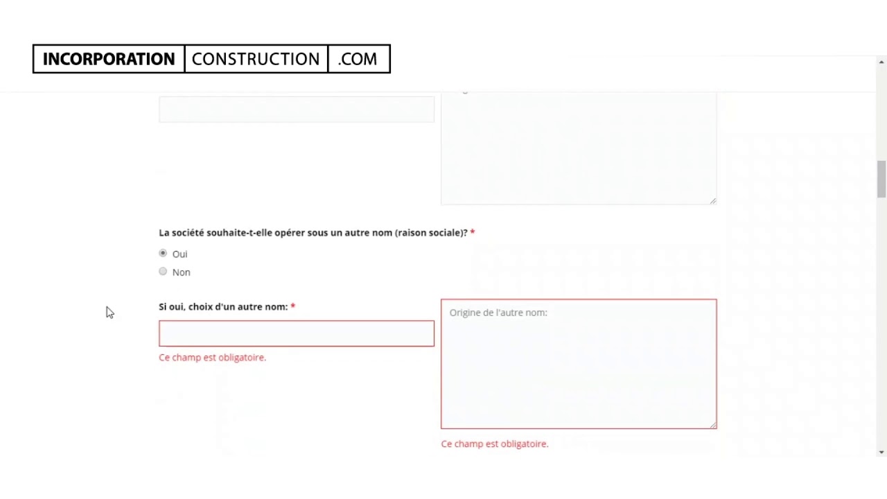 Comment remplir notre formulaire - YouTube