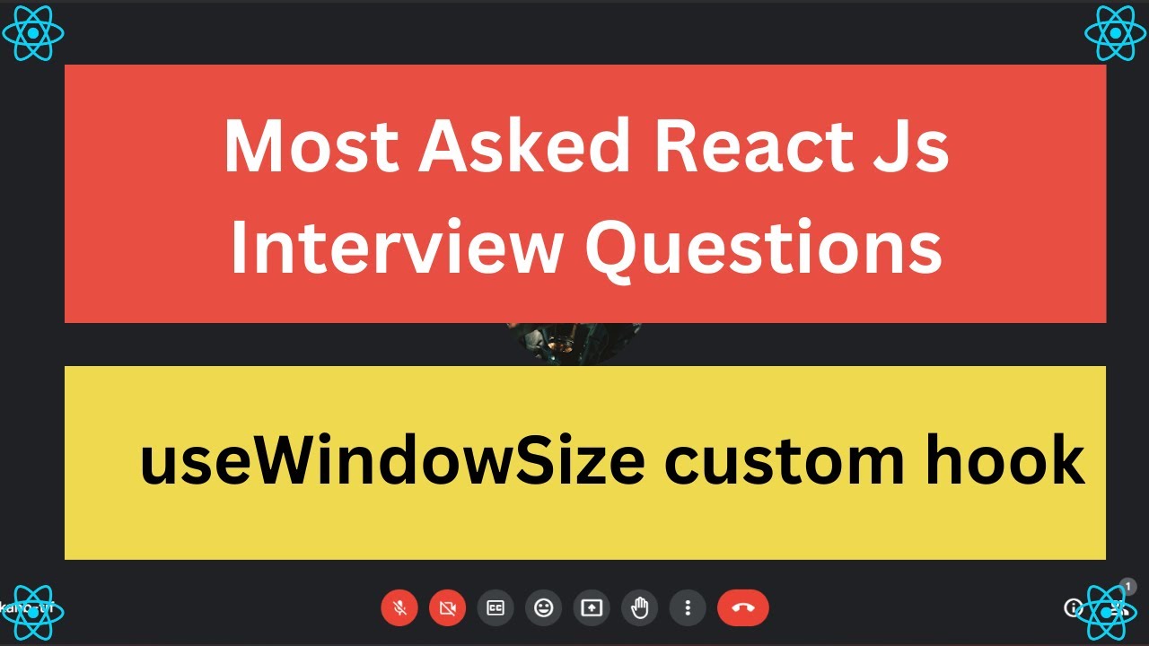 49 React Js Challenge Day 49 Usewindowsize Custom Hook In React Js Youtube