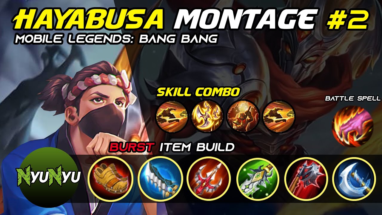 Hayabusa Montage #2 - Deadly Ougi Shadow Kill! | Nყu Nყu | Mobile ...